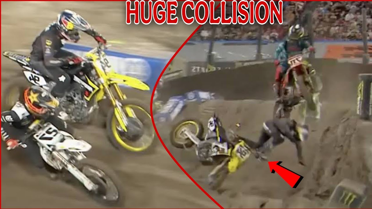 Ken Roczen, Jeremy Hand & Tristan Lane HUGE CRASH! 😱💥 Chain Snaps, Race ...
