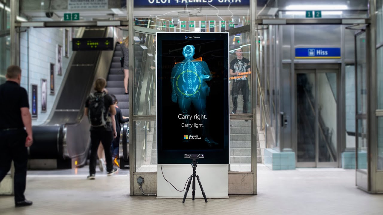 Surface Pro 4 Real Time Posture Scanner - YouTube