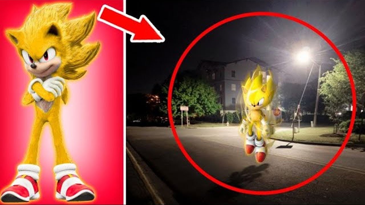 6 GOLD SONIC Captados en Camara en la Vida Real - SUPER SONIC - YouTube
