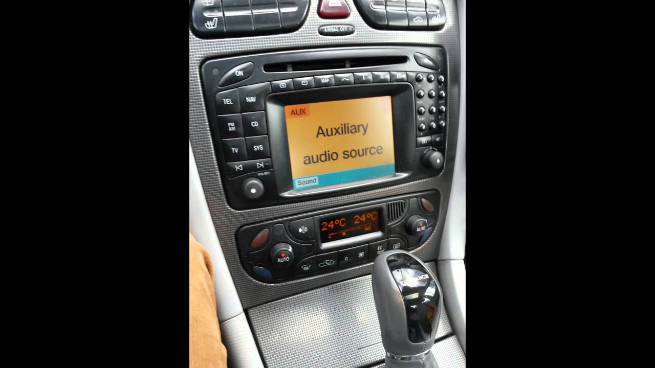 W203 Comand 2.0 Bluetooth audio - YouTube