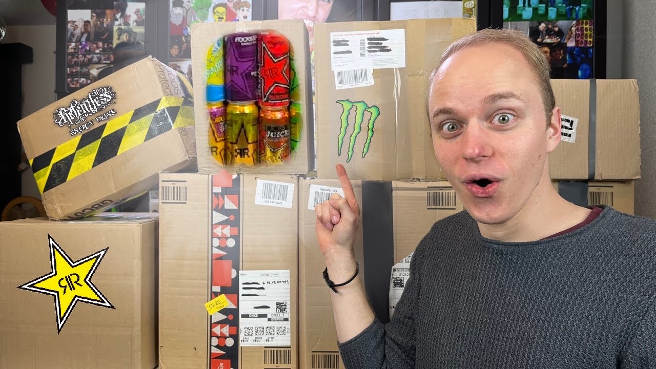 15 ABGESETZTE ROCKSTAR SORTEN - Energy Drink Unboxing (inkl. seltene ...