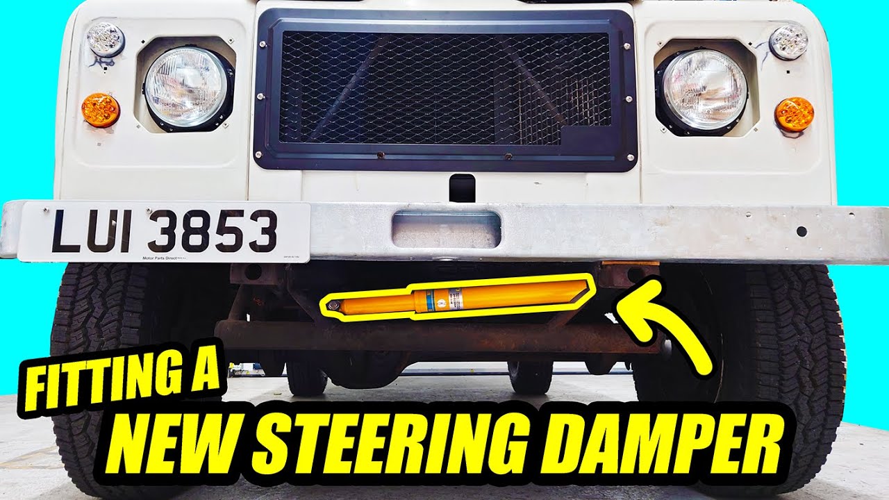 After 28 years it's time to swap out the old steering damper from the ...