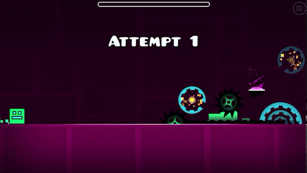 Just some really bad geometry dash gameplay - YouTube