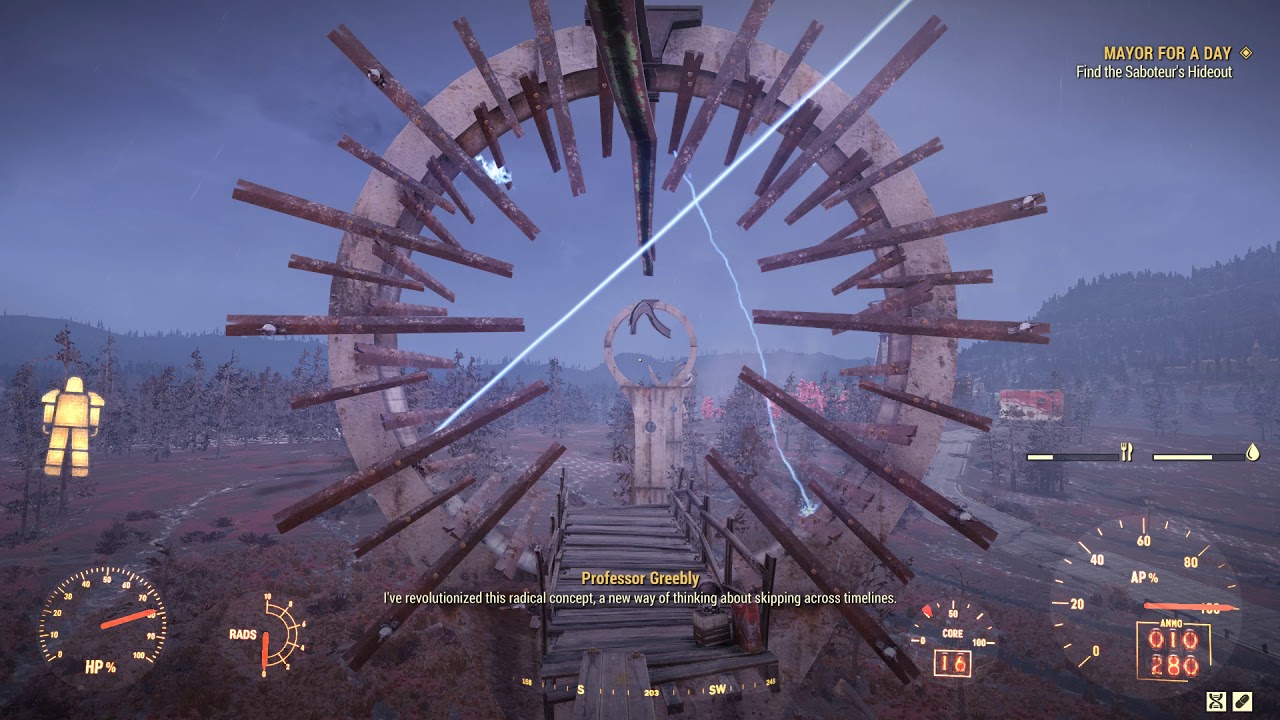 Fallout 76 - Back to the Future Easter Egg - YouTube