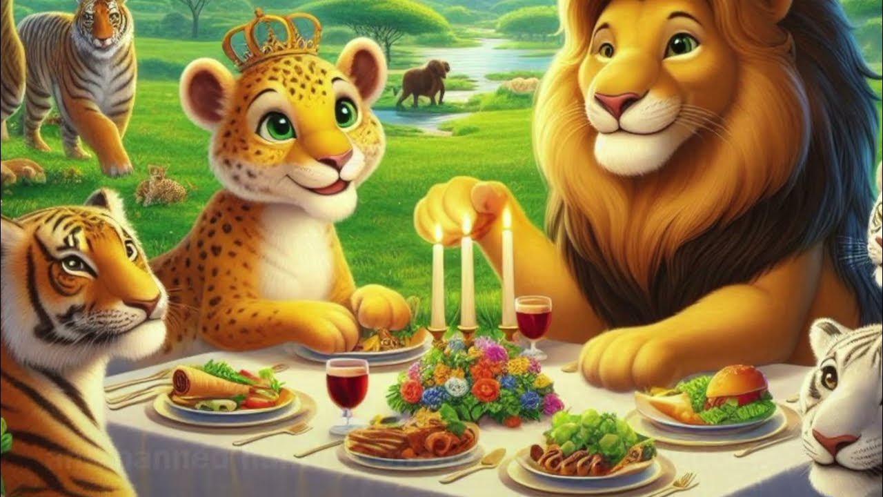 Leo the Lion Doesn't Want to Hunt | English Story for Children - YouTube