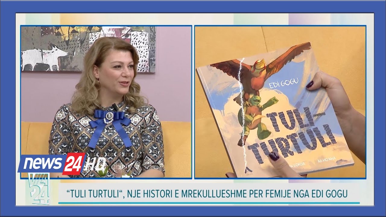 Edi Gogu sjell librin per femije "Tuli Turluli " dhe jep disa keshilla ...