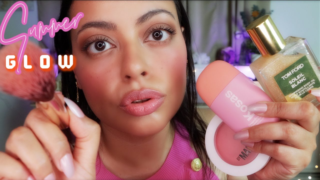 ASMR| BESTIE Gives You the "SUMMERY GLOW" Makeover - Doing Your Makeup ...