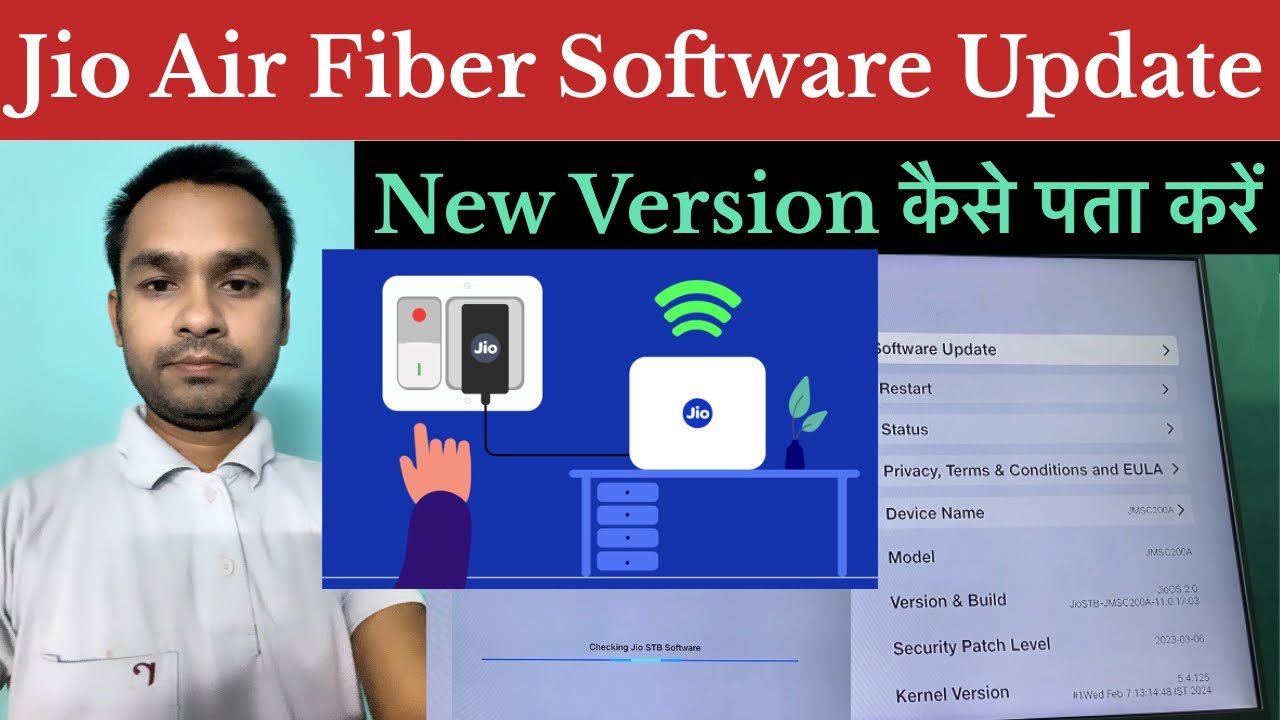 Jio Air Fiber Software Update List 2024 New Versions - YouTube