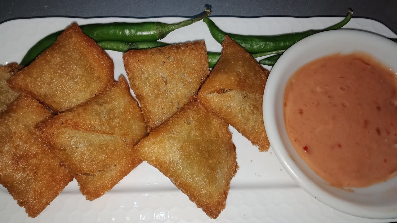 Tasty Bread Samosa Recipe | Vegetable Samosa | Double Roti ka Samosa ...