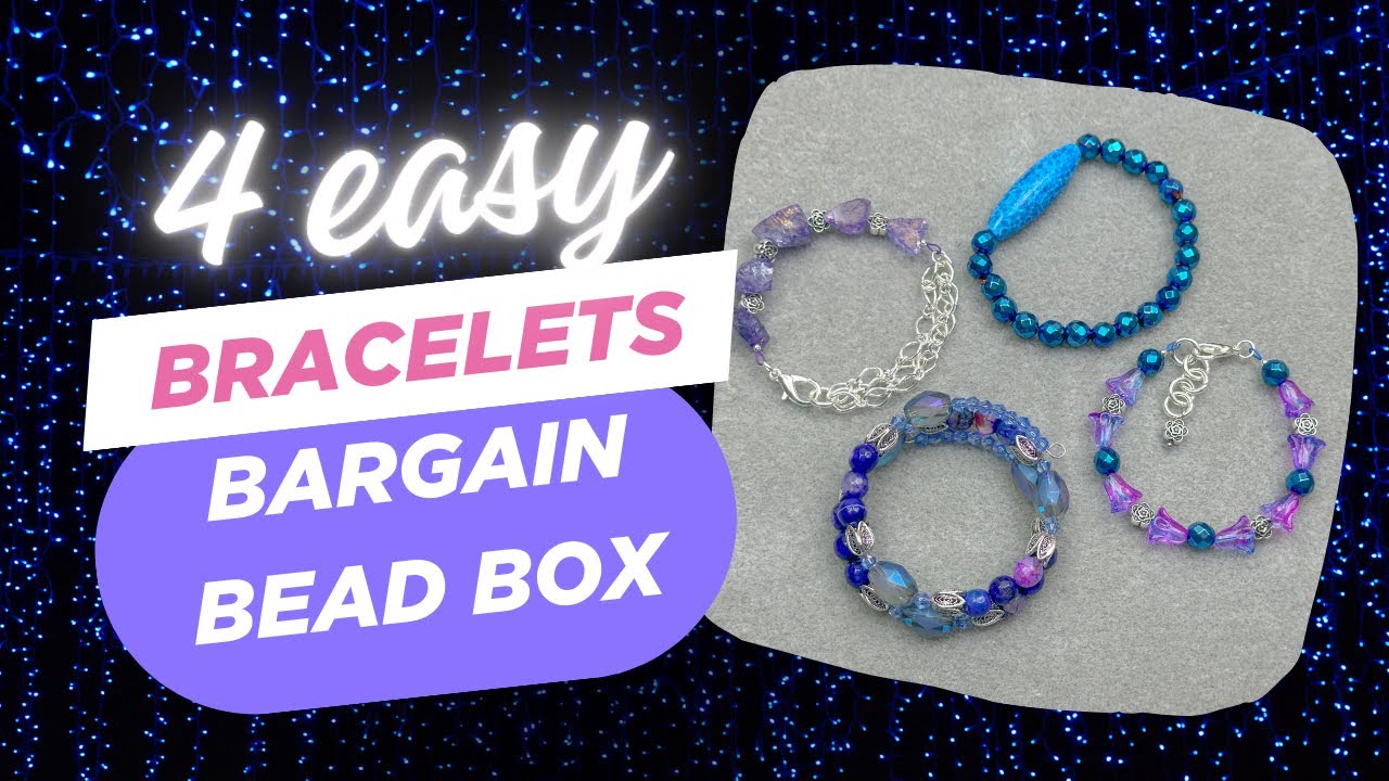 🤧SICK BRACELET BLITZ w/ the Bargain Bead Box Floral Fantasy February ...