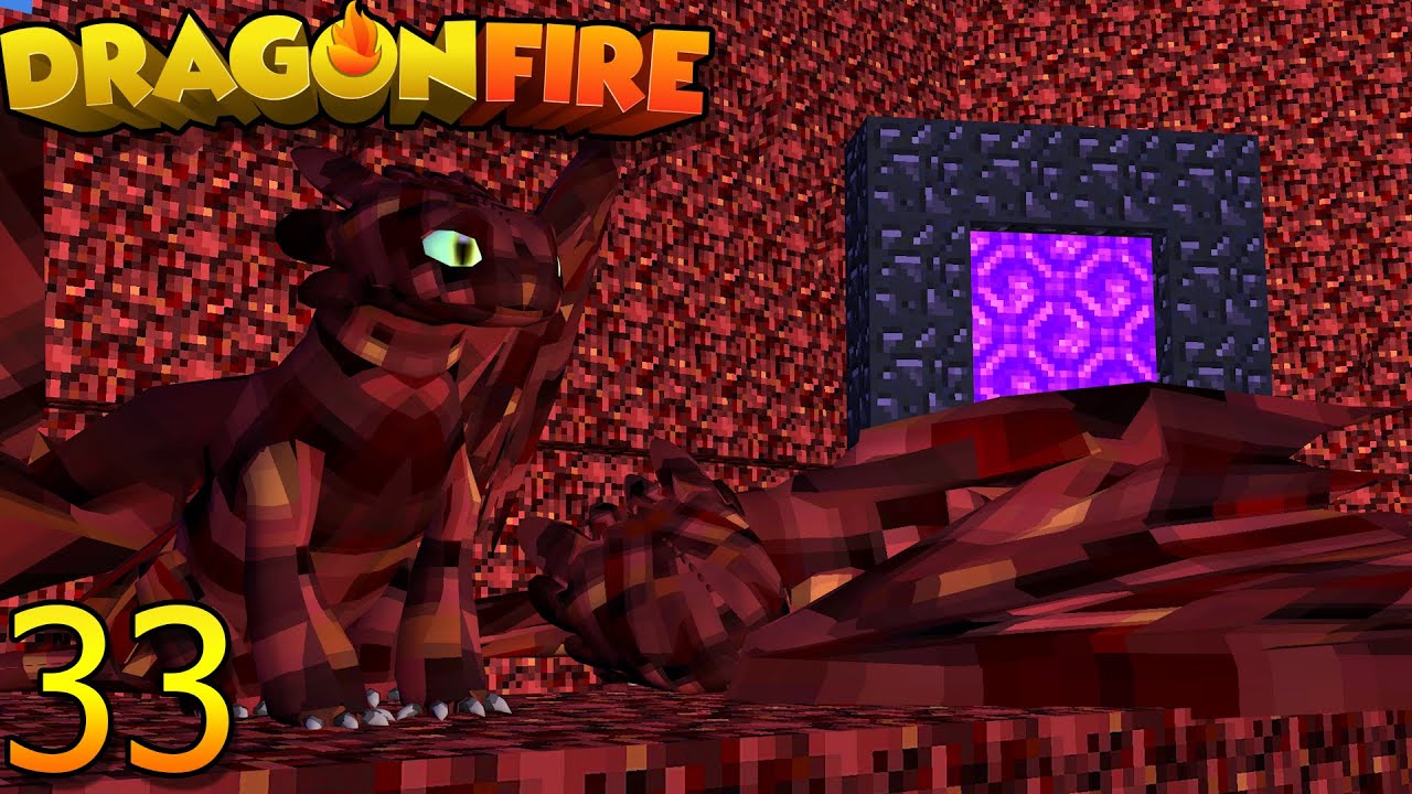 🔥💥Minecraft Dragons Fire💥🔥 ตอนที่ 33 ลง Nether เพือหามังกรไฟ update 0.5.9.0 - YouTube