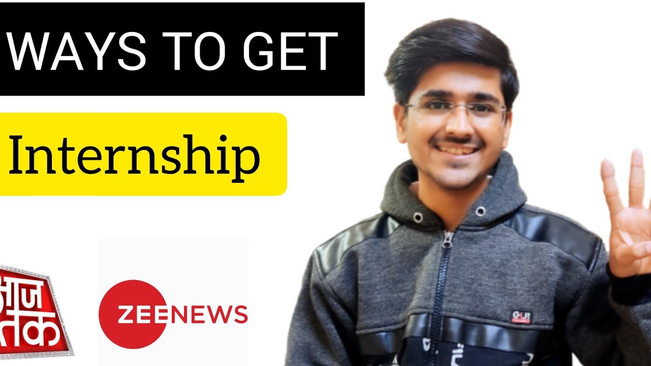 How i got internship in Zee News| How to get internship| Internship for ...
