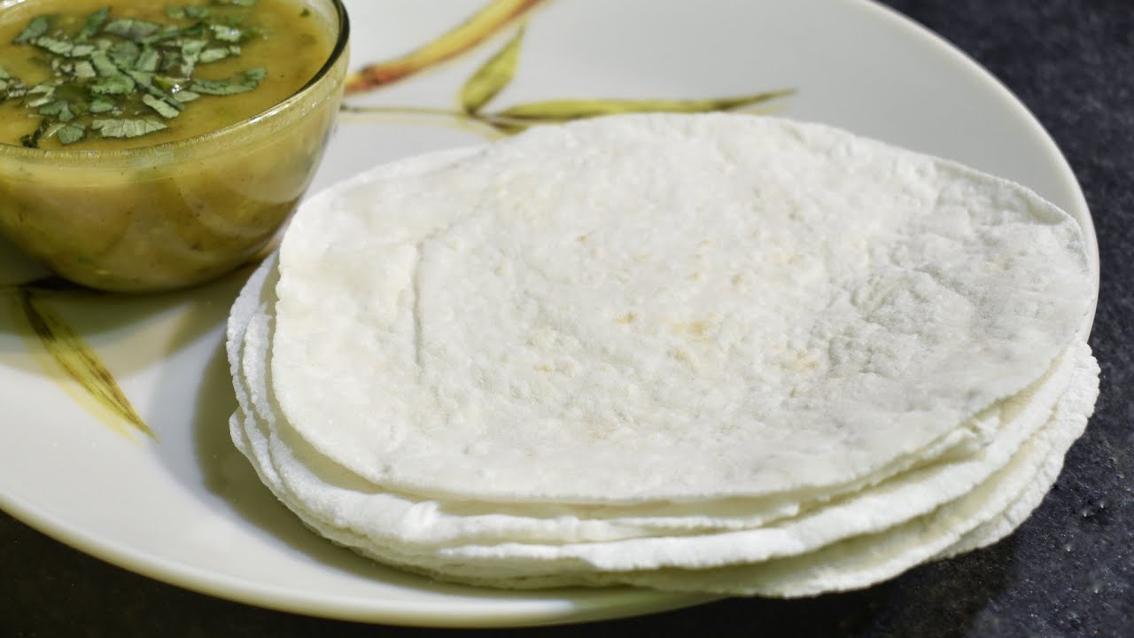 Chaler roti | চালের রুটি | Rice Flour Chapatti | Rice Flour Roti ...