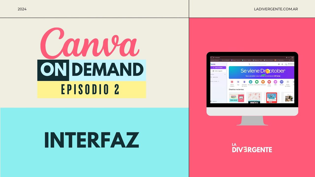 ‼️Canva desde cero | Canva on demand Ep.2: La interfaz de Canva 🚀 | Curso de Canva gratis - YouTube