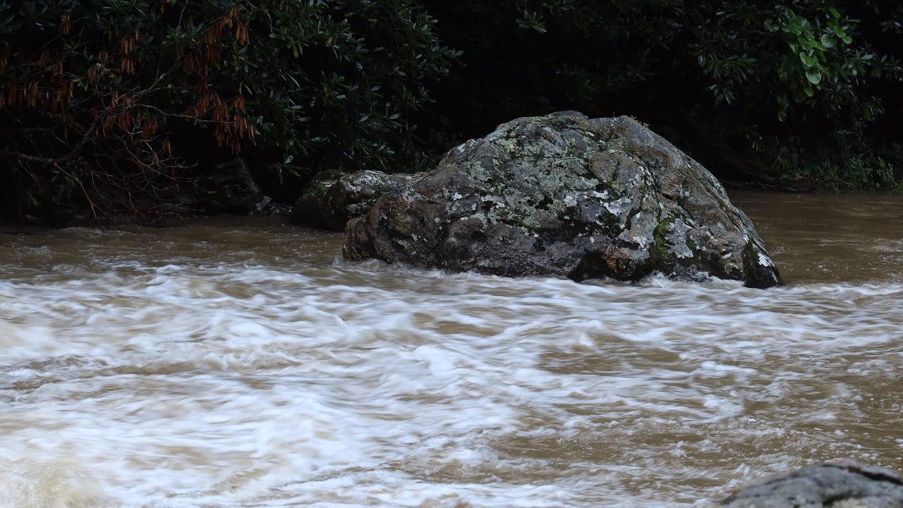 Gushing River ~ peaceful nature sounds - YouTube
