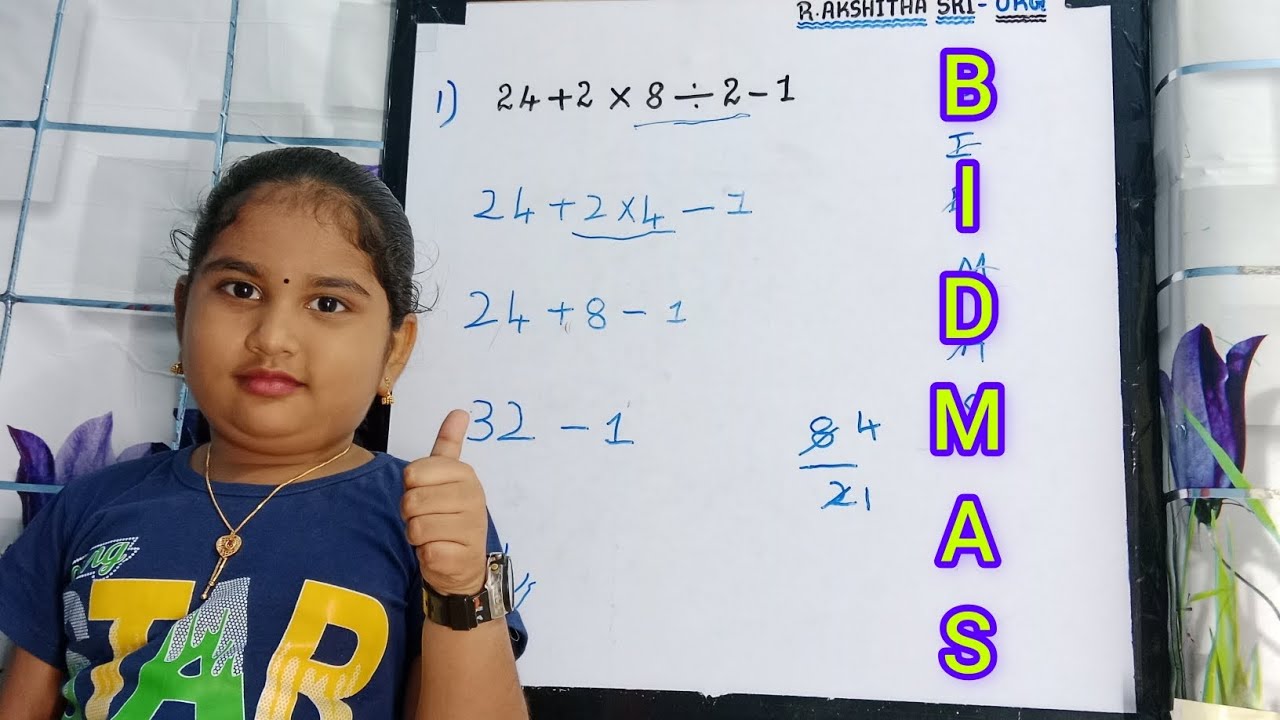 6th Std / BIDMAS - YouTube