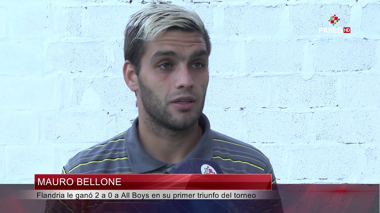 Mauro Bellone tras el 2 a 0 a All Boys - YouTube