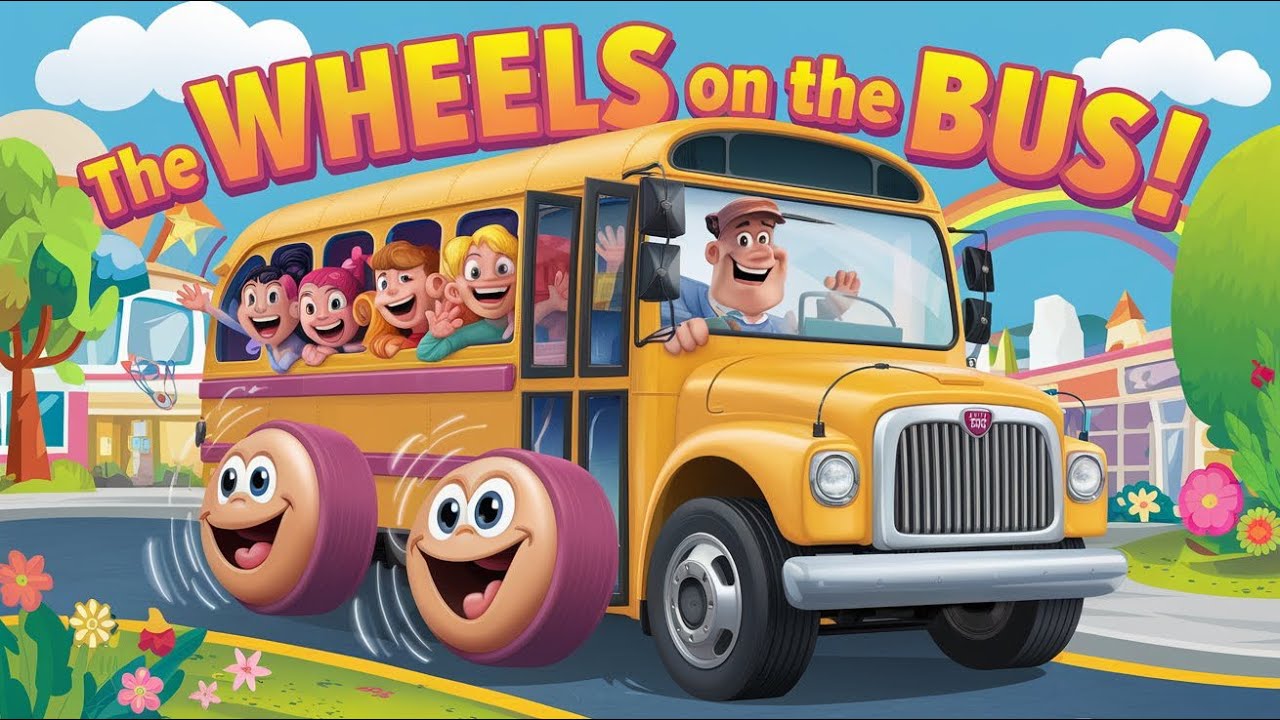 Wheels on the Bus | Finger Family | Nursery Rhymes and Kids Songs - YouTube