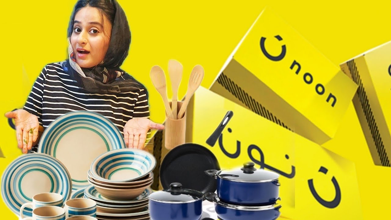 Noon Kitchen Shopping Unboxing for New House 🏠 - YouTube