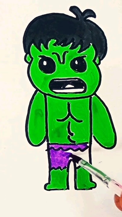 هالك الرجل الاخضر Hulk رسم وتلوين رسم تعليمالرسم Drawing Spiderman Art Youtube