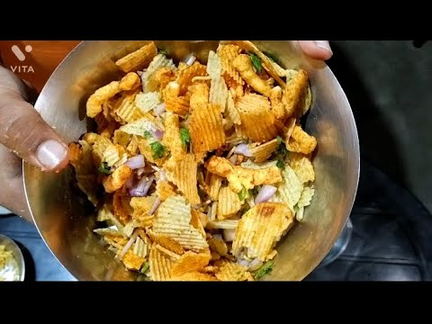Mixture Chat recipe made by bhai... ️🤤tiffin time snacks🤤 ️। easy chat ...