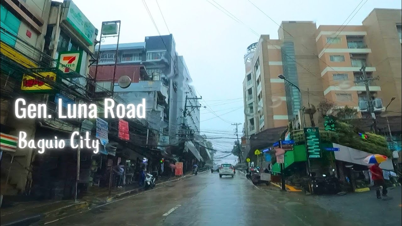 That Baguio Weather! General Luna Road, Baguio City - YouTube