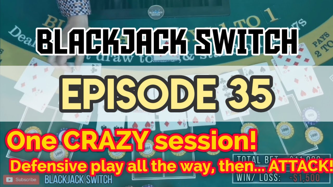 BLACKJACK Ep. 35 | Buy-in $22,000 | One CRAZY session! Defensive play ...