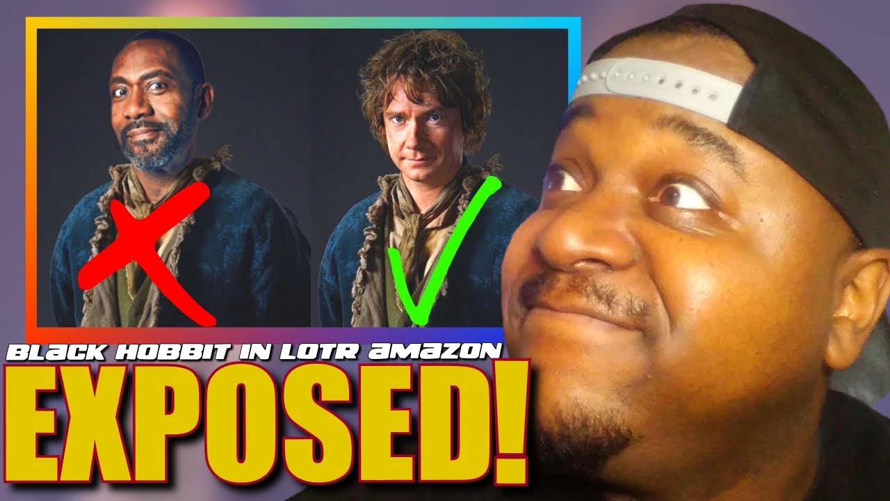 EXPOSED! A Fake Black Hobbit Bilbo Baggins Amazon Lord Of The Rings ...
