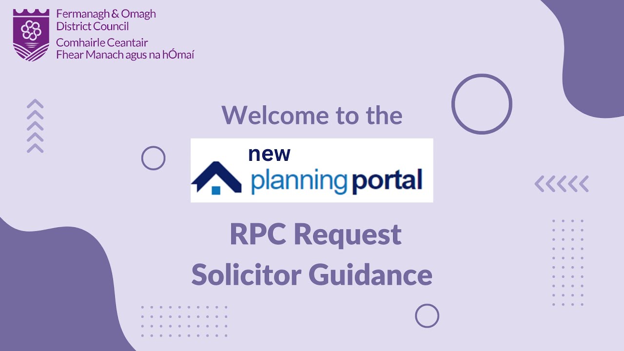 RPC Request Solicitor Guidance - YouTube