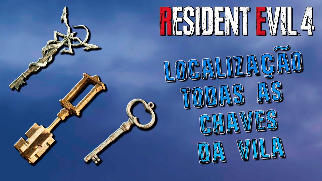 Resident Evil 4 Remake: Localização de Todas as Chaves da VILA - YouTube