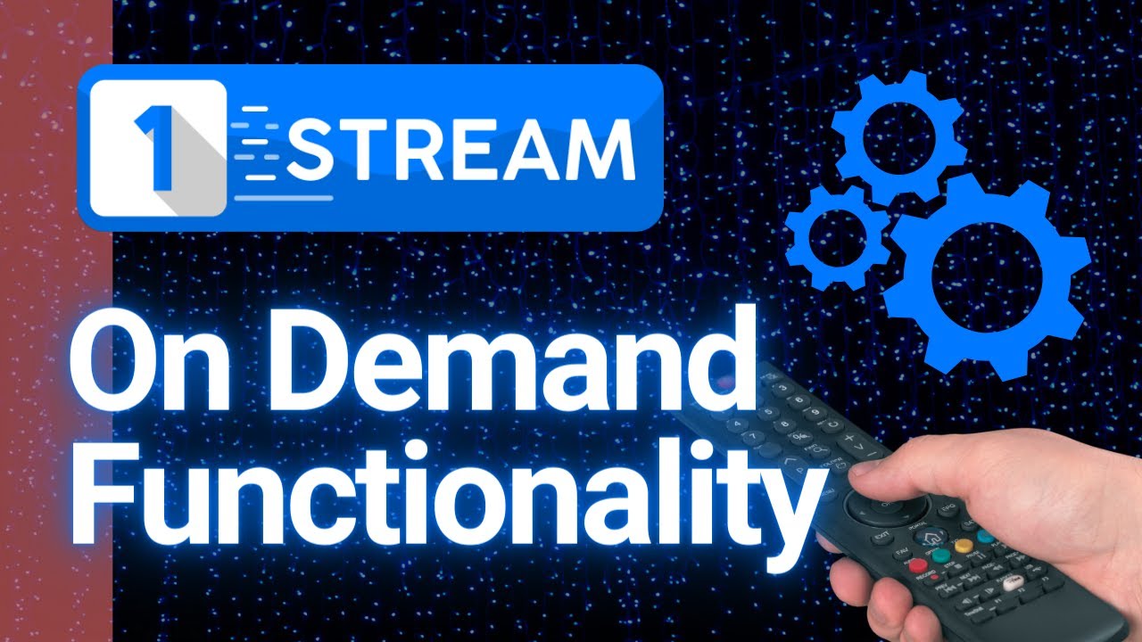 1-Stream | Admin Panel - On Demand Functionality - YouTube
