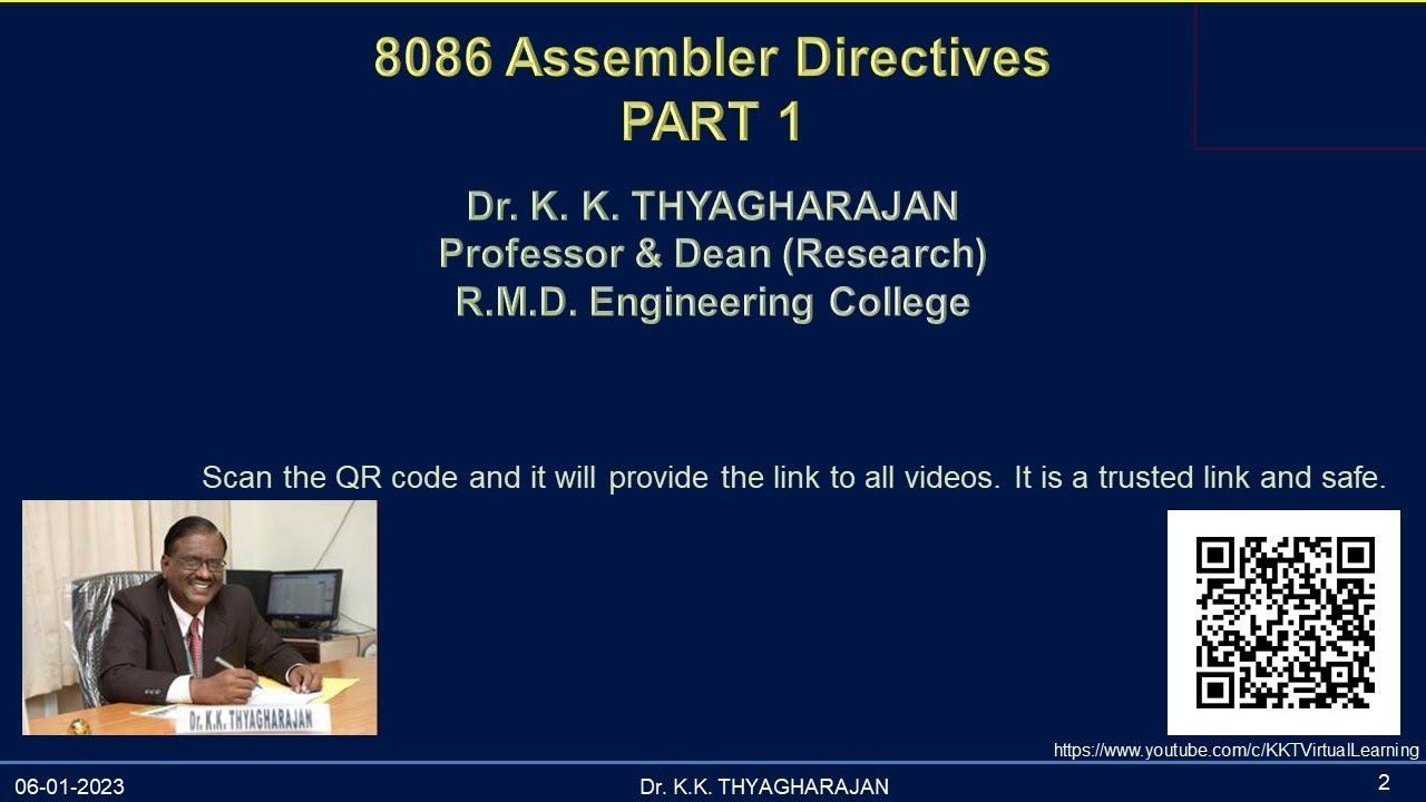 8086 Assembler Directives - PART 1 - YouTube
