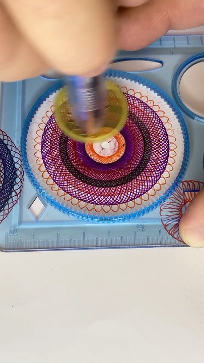 Precision Art🖌Perfect your precision with Spirograph! #Art #Spirograph #ASMR #viralvideo # ...