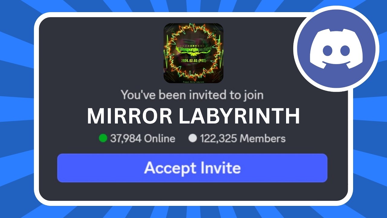 How to Join Mirror Labyrinth Discord Server - YouTube