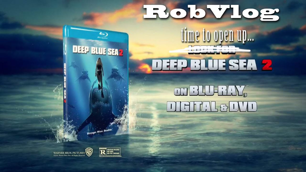 Unboxing the blu-ray of Deep Blue Sea 2 - YouTube