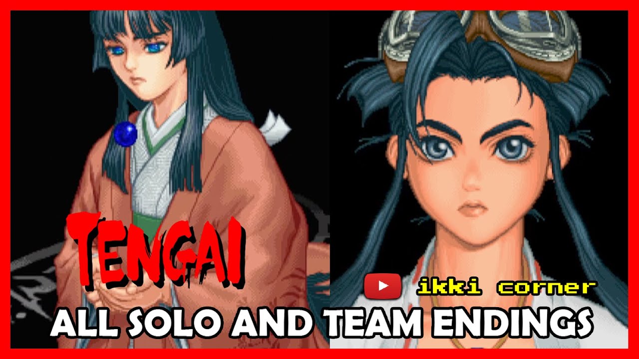 TENGAI / SENGOKU BLADE ALL ENDINGS - YouTube