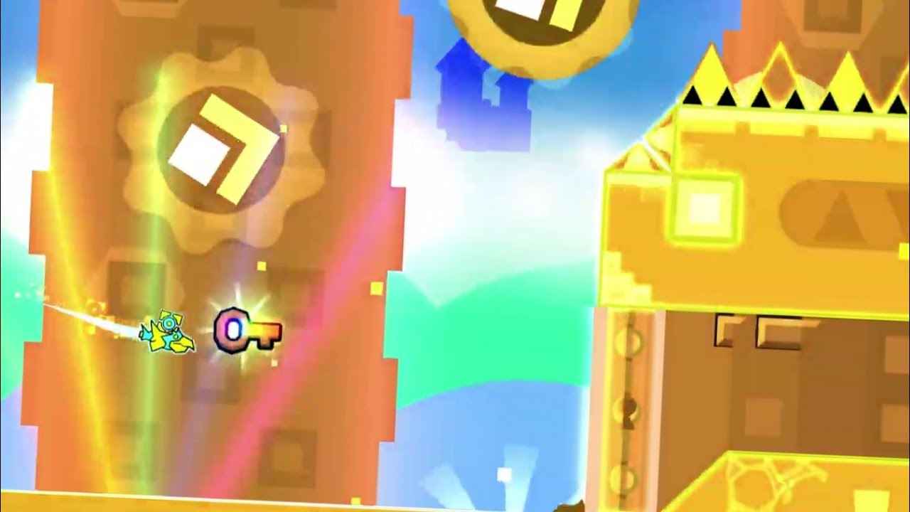 [Geometry Dash] Sky Tower (3 Coins) [Easy Demon] by rafer - YouTube