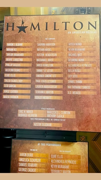 Hamilton: An American Musical🎼 #theatre #drama #musical #musicaltheatre ...