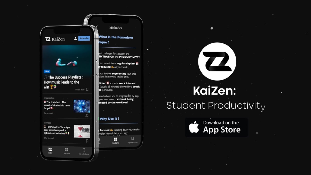 KaiZen: Student Productivity - App Trailer - YouTube