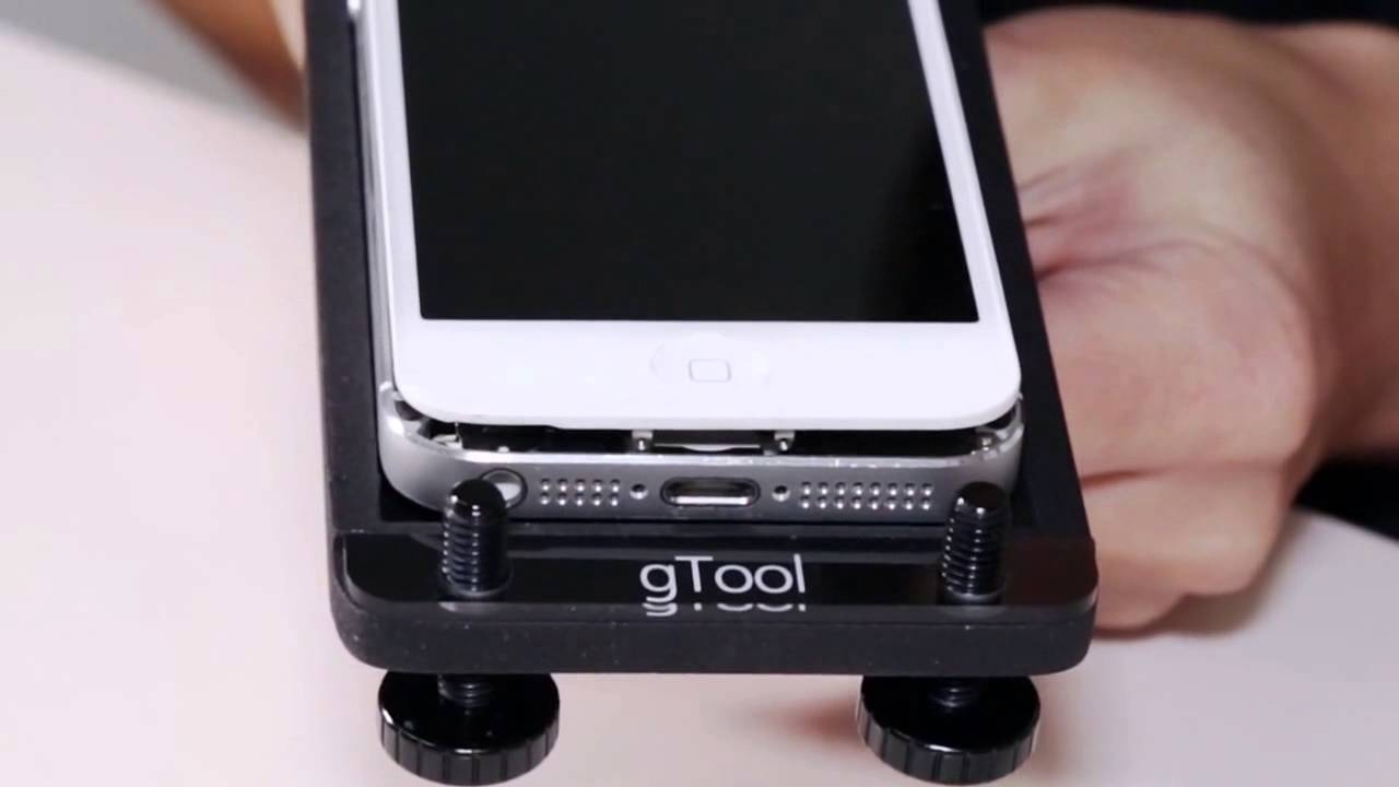 gTool Screen Jack - iPhone 5 opening tool - YouTube
