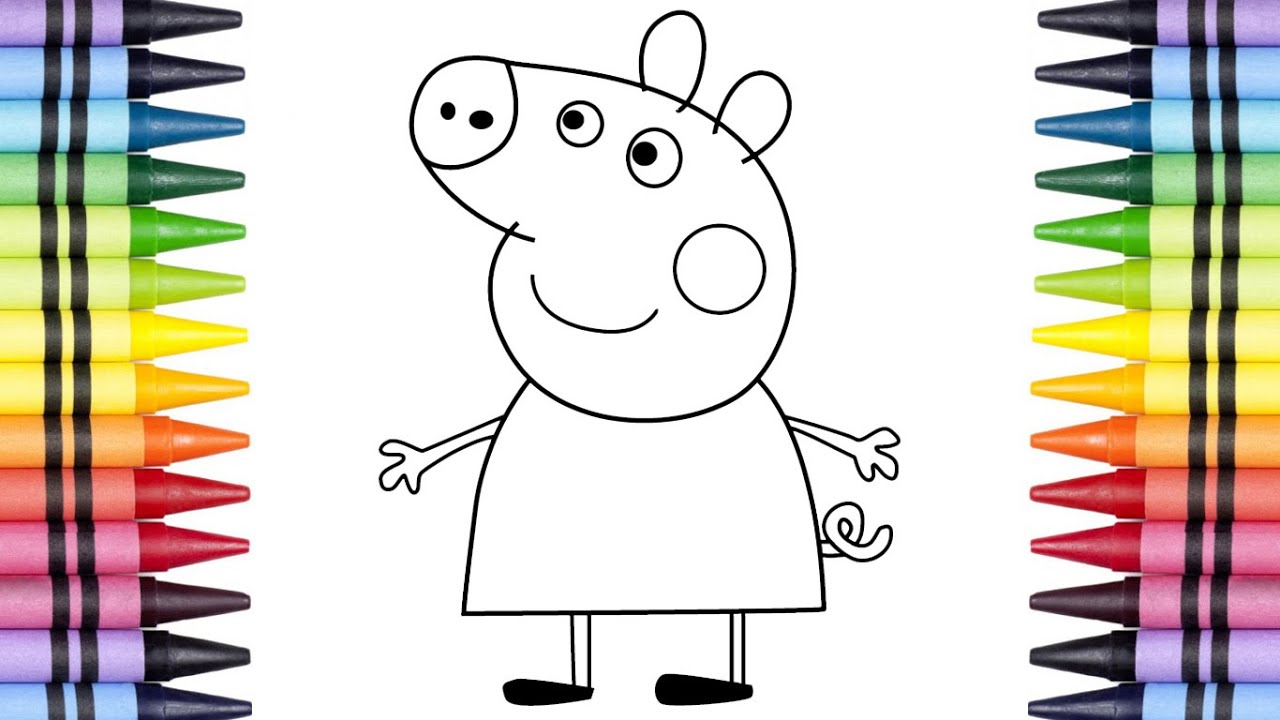 How to Draw Pegga Pig Easy Step by Step |Art Life - YouTube