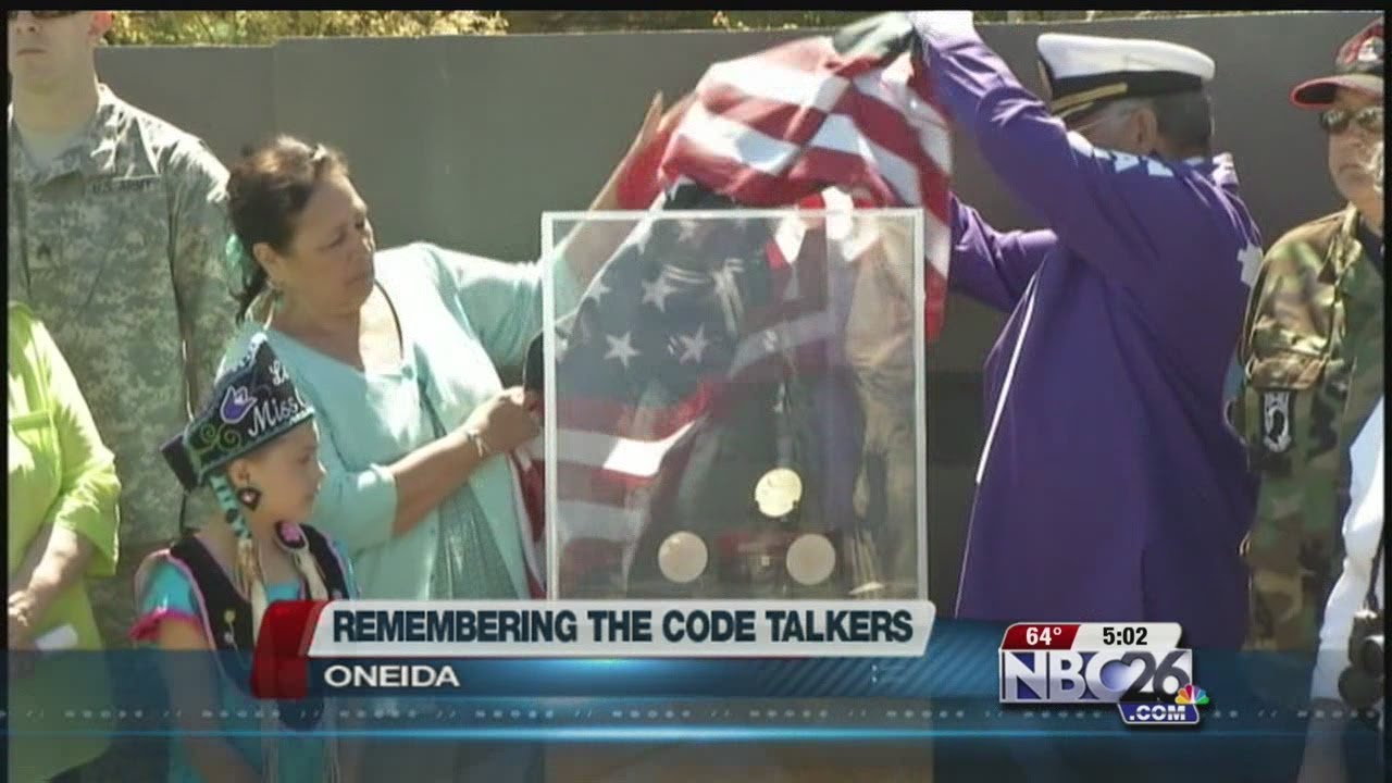 Special Ceremony Honors Oneida Code Talkers - YouTube