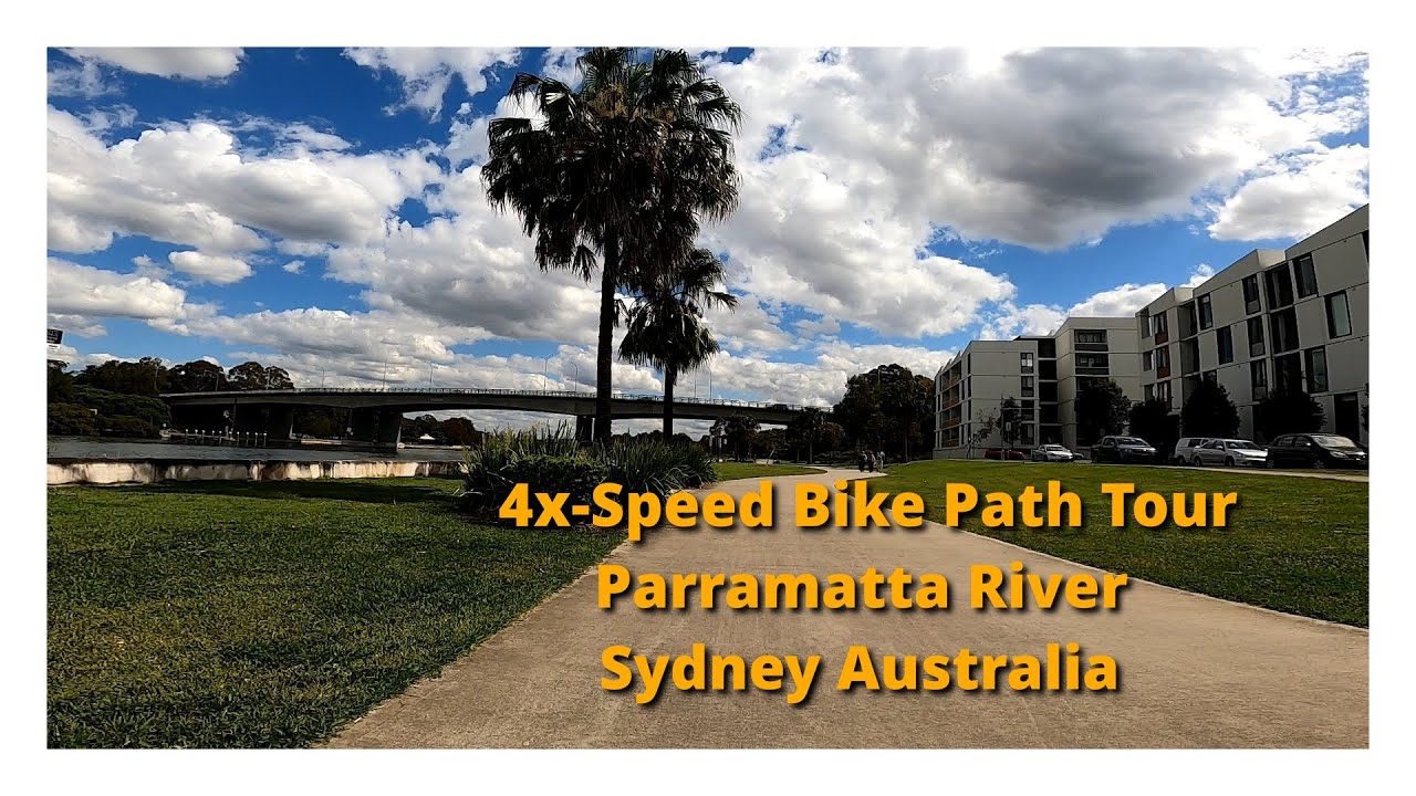 4x-Speed Bike Path Tour around Parramatta River in Sydney Australia ...