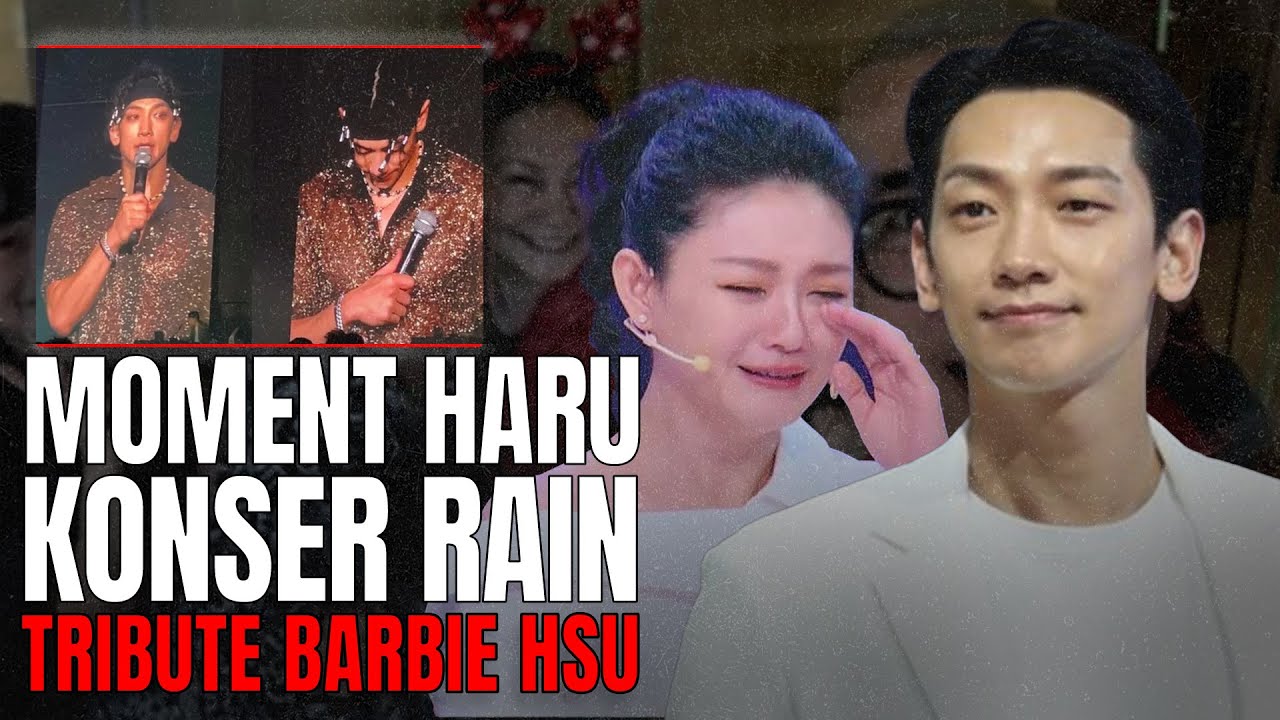 MOMEN HARU!!! Penghormatan Mendiang Barbie Hsu dari Rain - YouTube