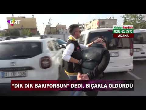 'Dik dik bakıyorsun' diyerek meyve bıçağıyla öldürdü sonra da \