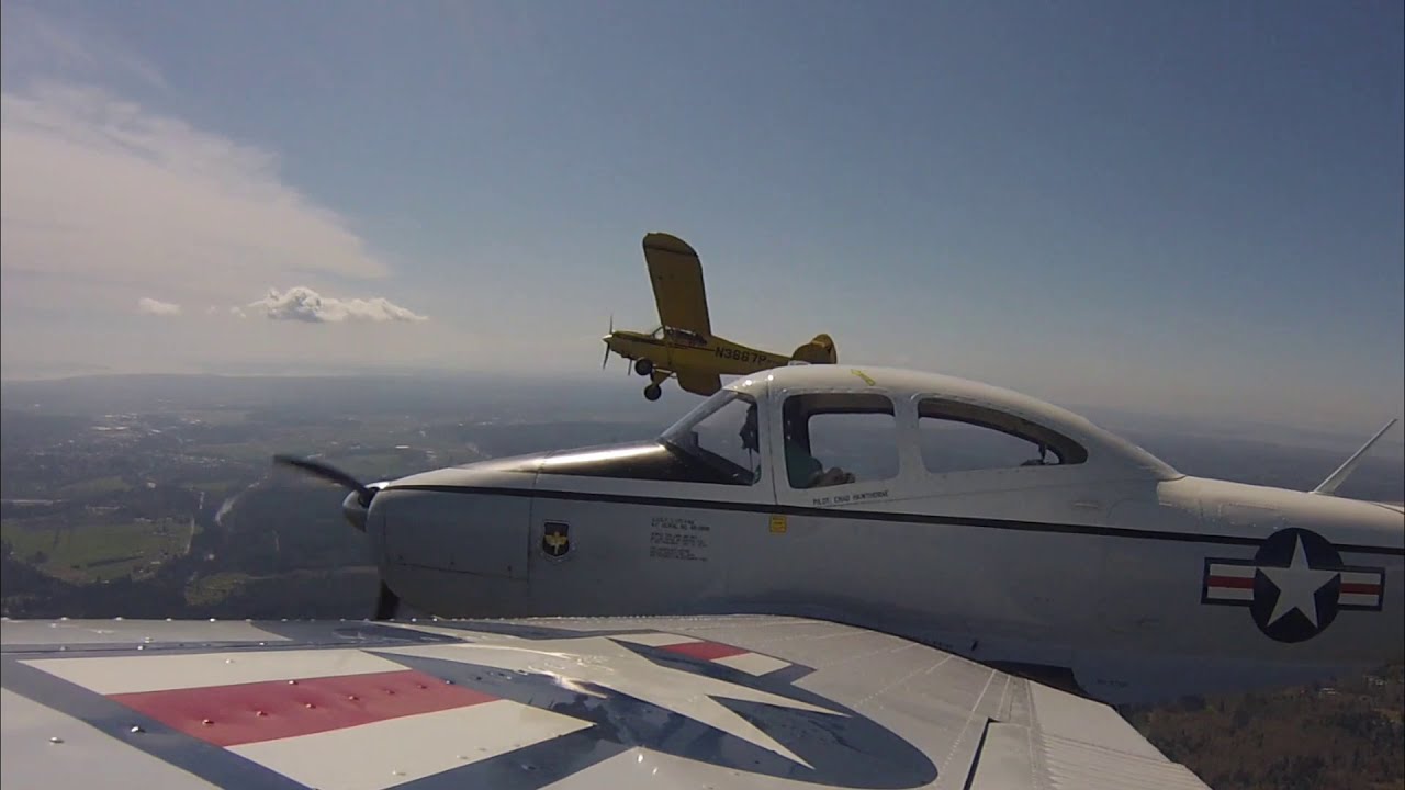 Navion formation flying with a Super Cub! - YouTube