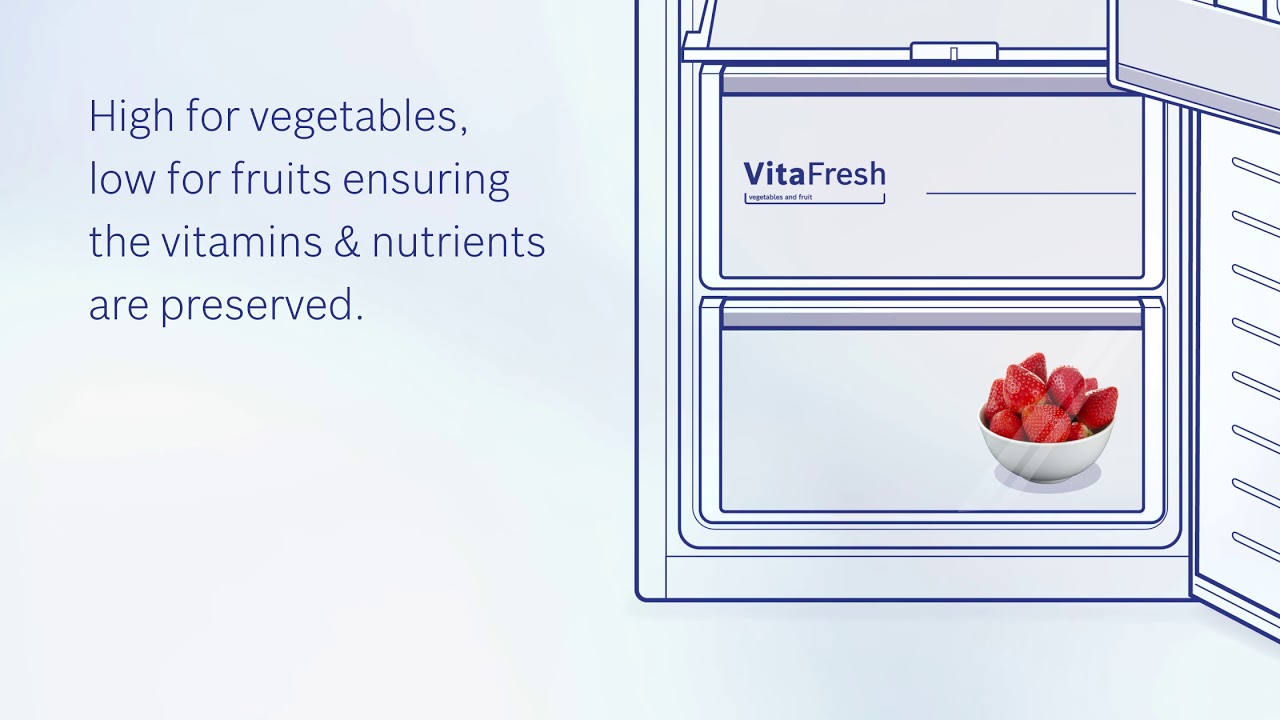 Bosch Home UK | Keeping your food fresh for longer with VITAFRESH - YouTube