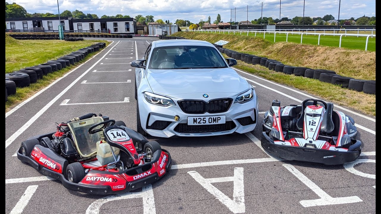 My BMW M2 vs 70mph Go-Kart | Daytona D Max | Race - YouTube