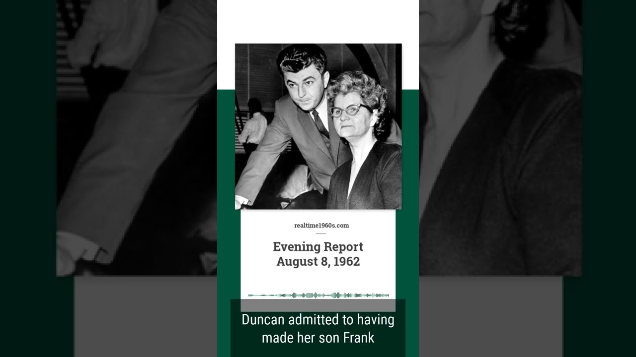 Aug. 8, 1962 - Elizabeth Duncan is Executed - YouTube