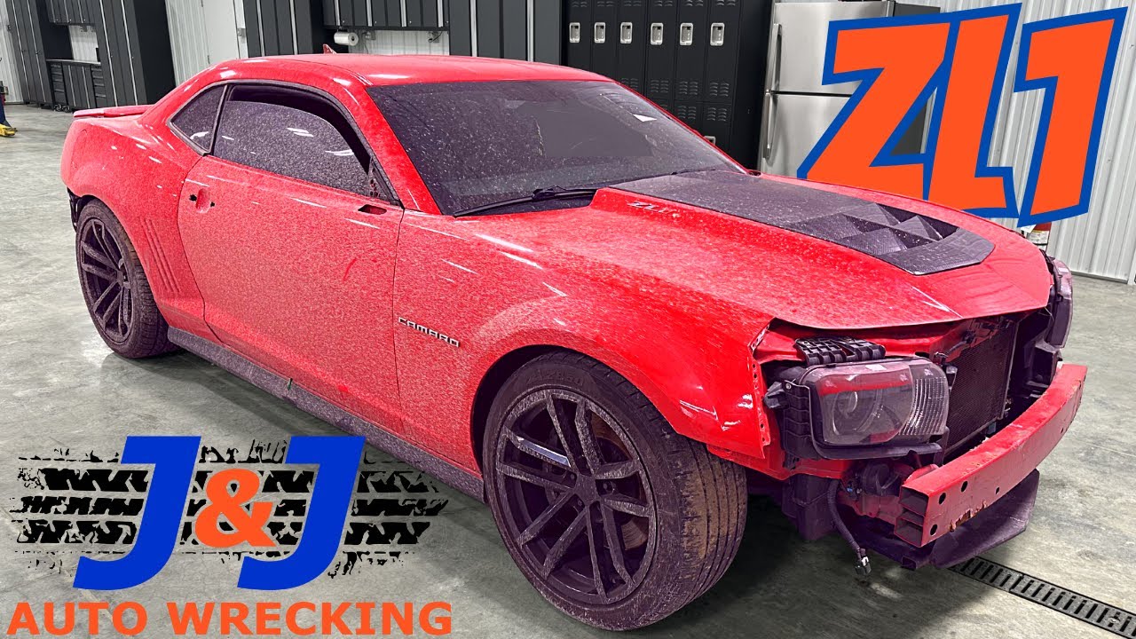 2012 Chevrolet Camaro ZL1 Part Out: J & J Auto Wrecking Test Video ...